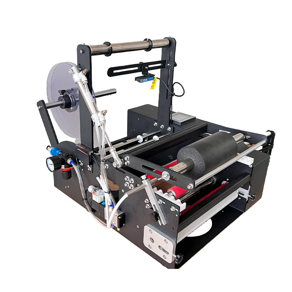 Semi-automatic bottle labeling machine – labelingpros